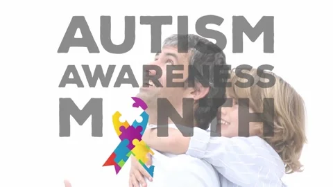 Animation of Autism Awareness Month symb... | Stock Video | Pond5