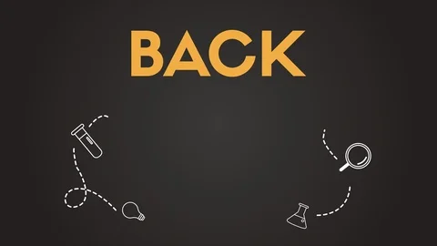 Animation of back to school cartoon styl... | Stock Video | Pond5