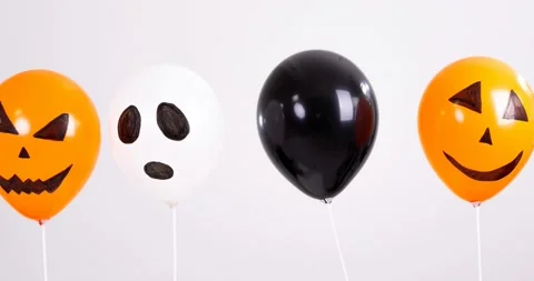 Animation of balloons on white backgroun... | Stock Video | Pond5