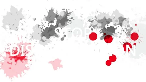 Animation banner with slogan. Stop Discr... | Stock Video | Pond5