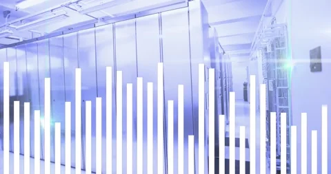 Animation of bar graph and lens flares o... | Stock Video | Pond5