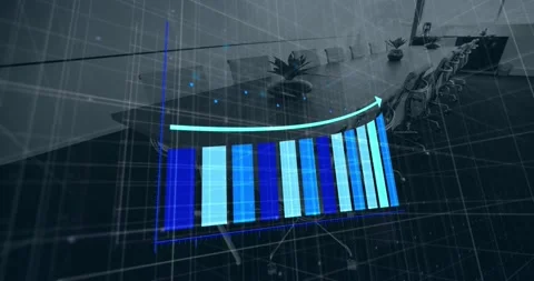Animation of bar graph representing grow... | Stock Video | Pond5
