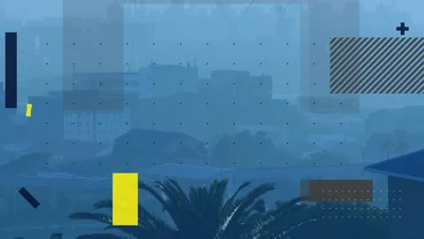 Animation of bars, lines forming rectang... | Stock Video | Pond5