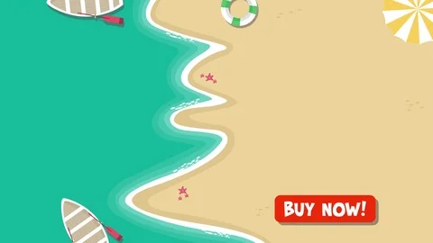 Animation big sale summer theme video ba... | Stock Video | Pond5