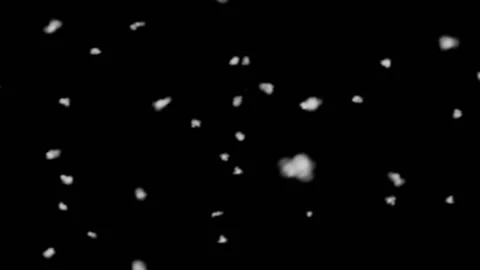 Animation big snow flakes falling fast o... | Stock Video | Pond5