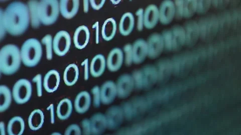 animation of a binary code program backg... | Stock Video | Pond5