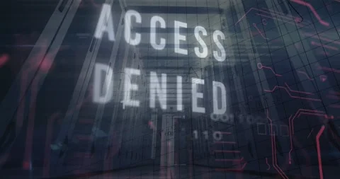 Animation of binary codes and access den... | Stock Video | Pond5