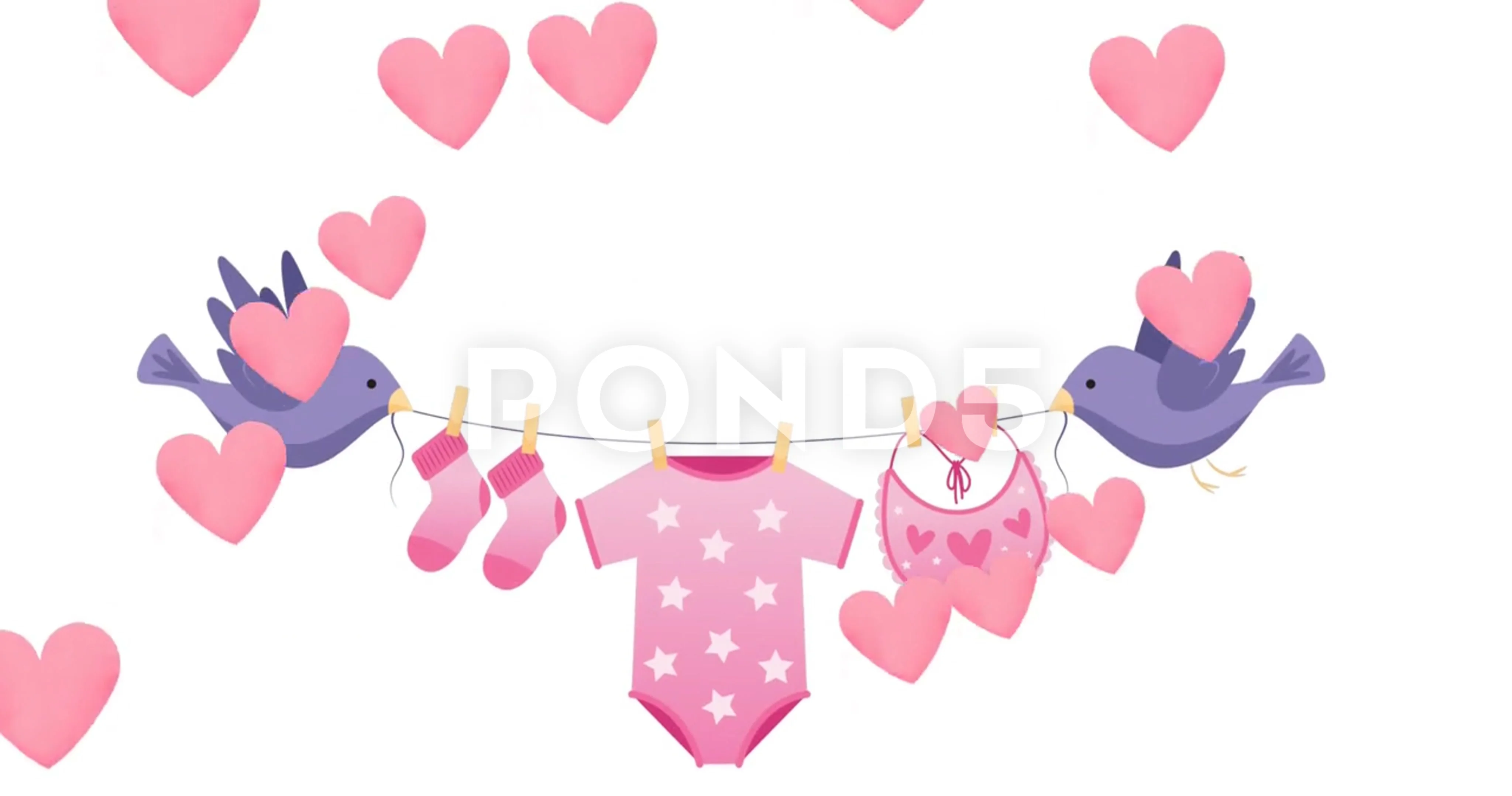 Clip Art Birds On String