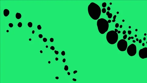 Animation of black ink spreading on a gr... | Stock Video | Pond5