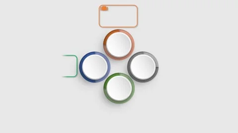 Animation blank shape for design infogr... | Stock Video | Pond5