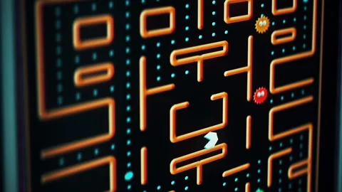 Animation of the block collecting points... | Stock Video | Pond5