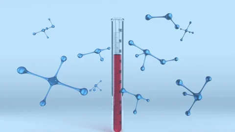 Animation of blood filled test tube and ... | Stock Video | Pond5
