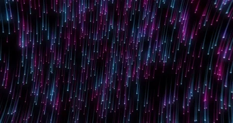 Animation of blue and purple falling spo... | Stock Video | Pond5