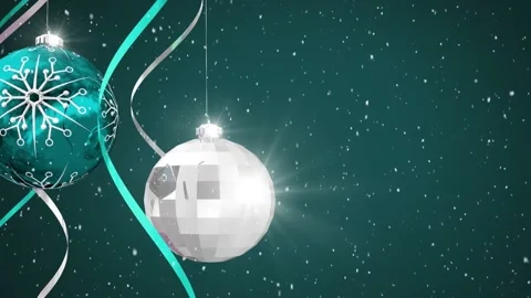 Animation of blue and silver streamers a... | Stock Video | Pond5