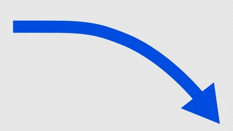 Down Arrow Transparent Stock Video Footage | Royalty Free Down Arrow ...