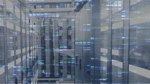 Animation of blue mosaic squares against... | Stock Video | Pond5