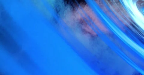Animation of blue smoke and lines on bla... | Stock Video | Pond5