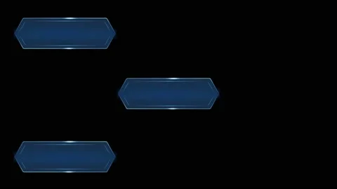 Animation blue space bar HUD isolate for... | Stock Video | Pond5