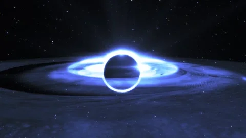 Animation of a Blue Supermassive Black H... | Stock Video | Pond5