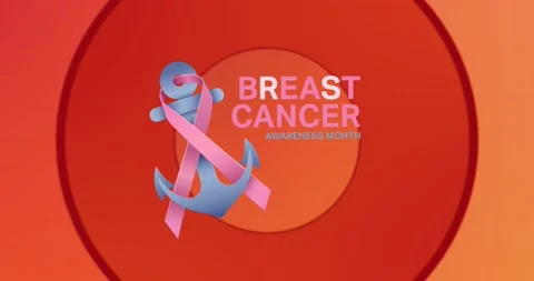 Animation of breast cancer awareness tex... | Stock Video | Pond5