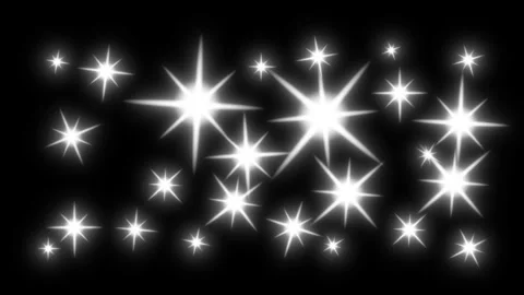 Animation of bright flashes with long ra... | Stock Video | Pond5