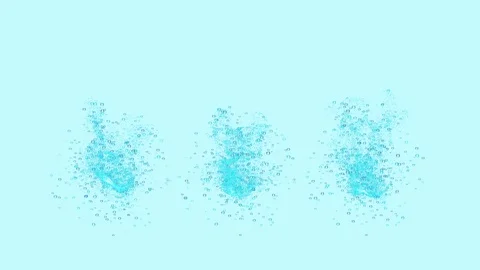 Animation of bubbles moving and floating... | Stock Video | Pond5