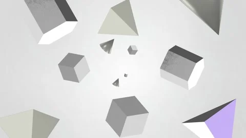 Animation of building abstract shapes wi... | Stock Video | Pond5