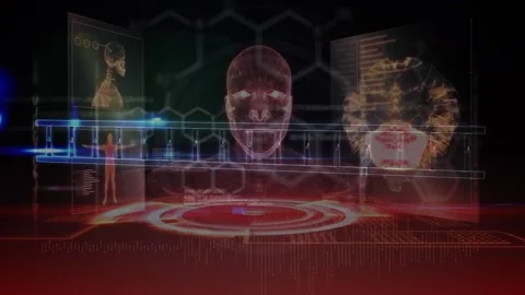 Animation of building dna strand, with b... | Stock Video | Pond5