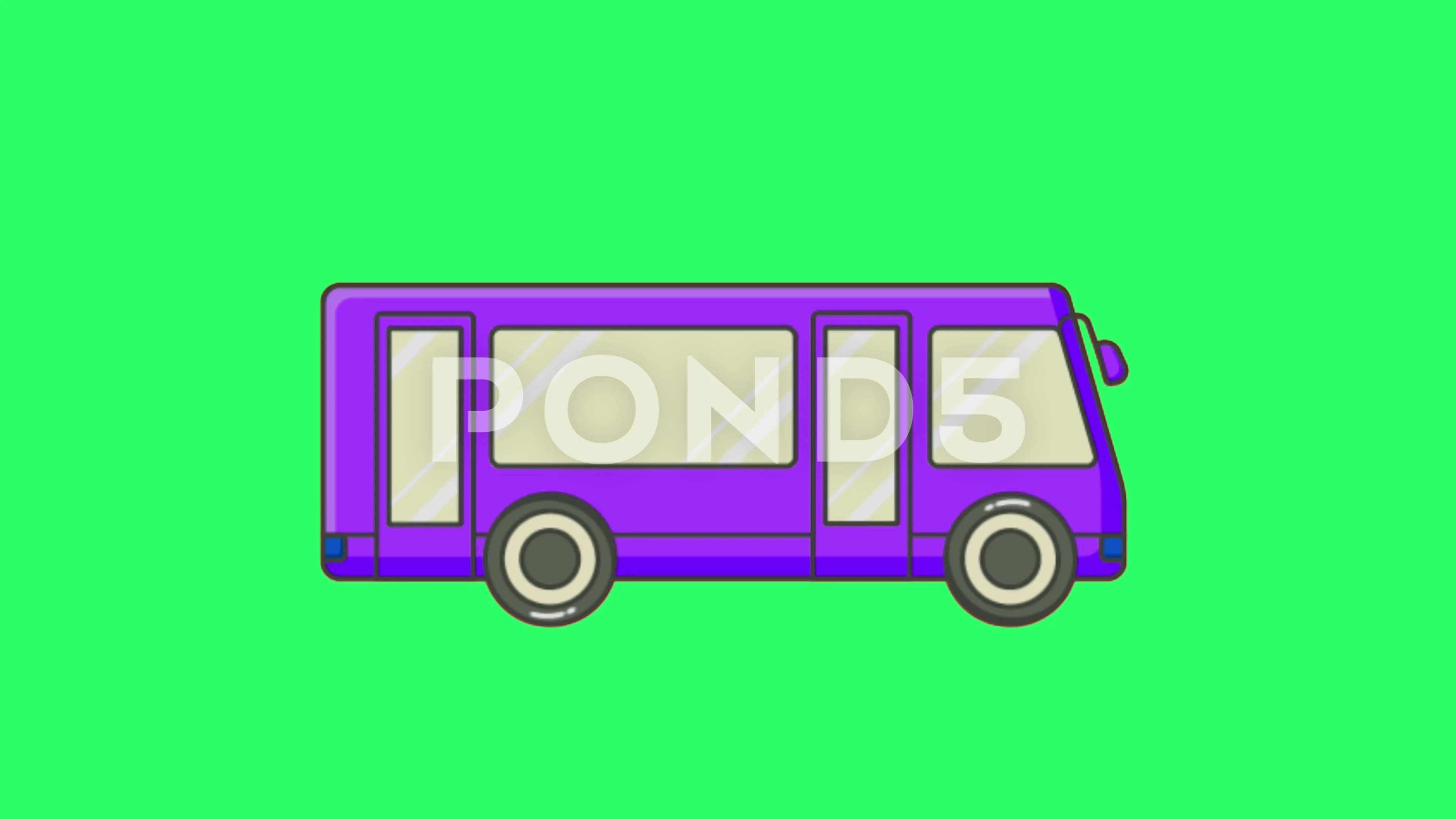 Green Bus Clipart