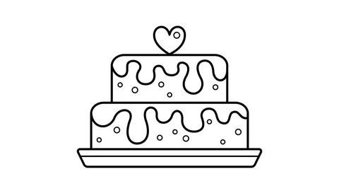 Cake Logo Icon Stock Video Footage | Royalty Free Cake Logo Icon Videos ...