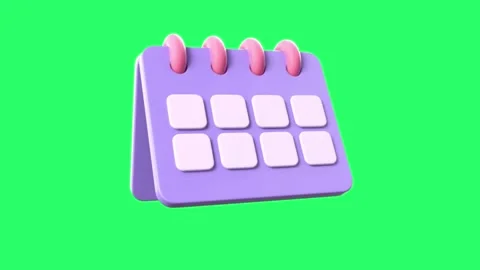 Calendar Green Screen Stock Video Footage | Royalty Free Calendar Green ...