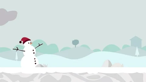 Animation of a cartoon flat style of a s... | Stock Video | Pond5