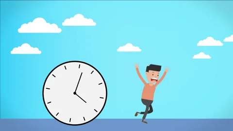 Running Man Cartoon Stock Footage ~ Royalty Free Stock Videos | Pond5