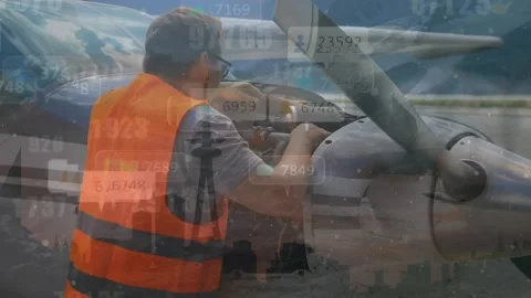 Animation of caucasian engineer fixing a... | Stock Video | Pond5