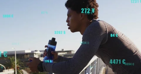 Animation of changing numbers, currency ... | Stock Video | Pond5