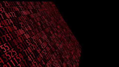 Animation of changing numbers a digital ... | Stock Video | Pond5