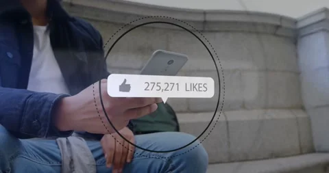 Animation of changing numbers, icons in ... | Stock Video | Pond5