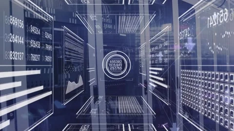 Animation of changing numbers, loading b... | Stock Video | Pond5