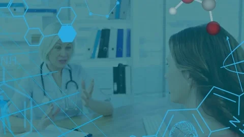 Animation of chemical formula over cauca... | Stock Video | Pond5