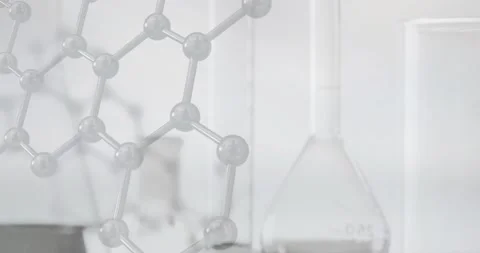 Animation of chemical structures over la... | Stock Video | Pond5
