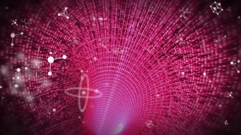 Animation of chemical structures over pi... | Stock Video | Pond5