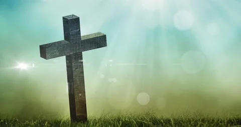 Animation of christian cross with multip... | Stock Video | Pond5
