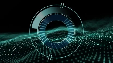 Animation of circle appearing on moving ... | Stock Video | Pond5