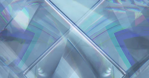 Animation of clear shiny prism moving ov... | Stock Video | Pond5