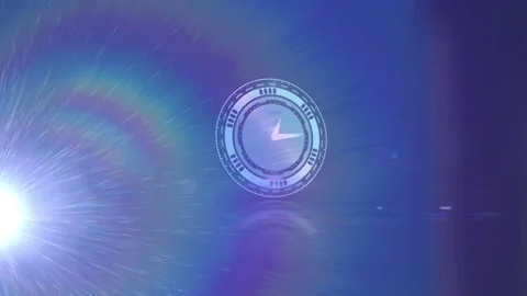 Animation of clock with fast moving hand... | Stock Video | Pond5