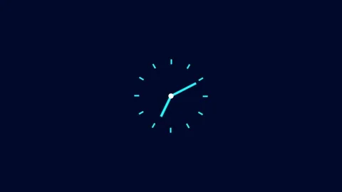 Animation of Clock with Moving Arrows. S... | Stock Video | Pond5