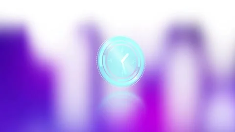 Animation of clock moving fast on digita... | Stock Video | Pond5