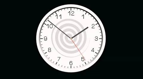 animation of Clock showing time accelera... | Stock Video | Pond5