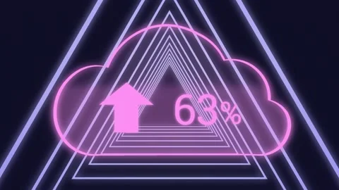 Animation of cloud with growing number o... | Stock Video | Pond5