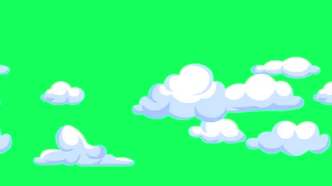 Animation clouds moving from right to le... | Stock Video | Pond5